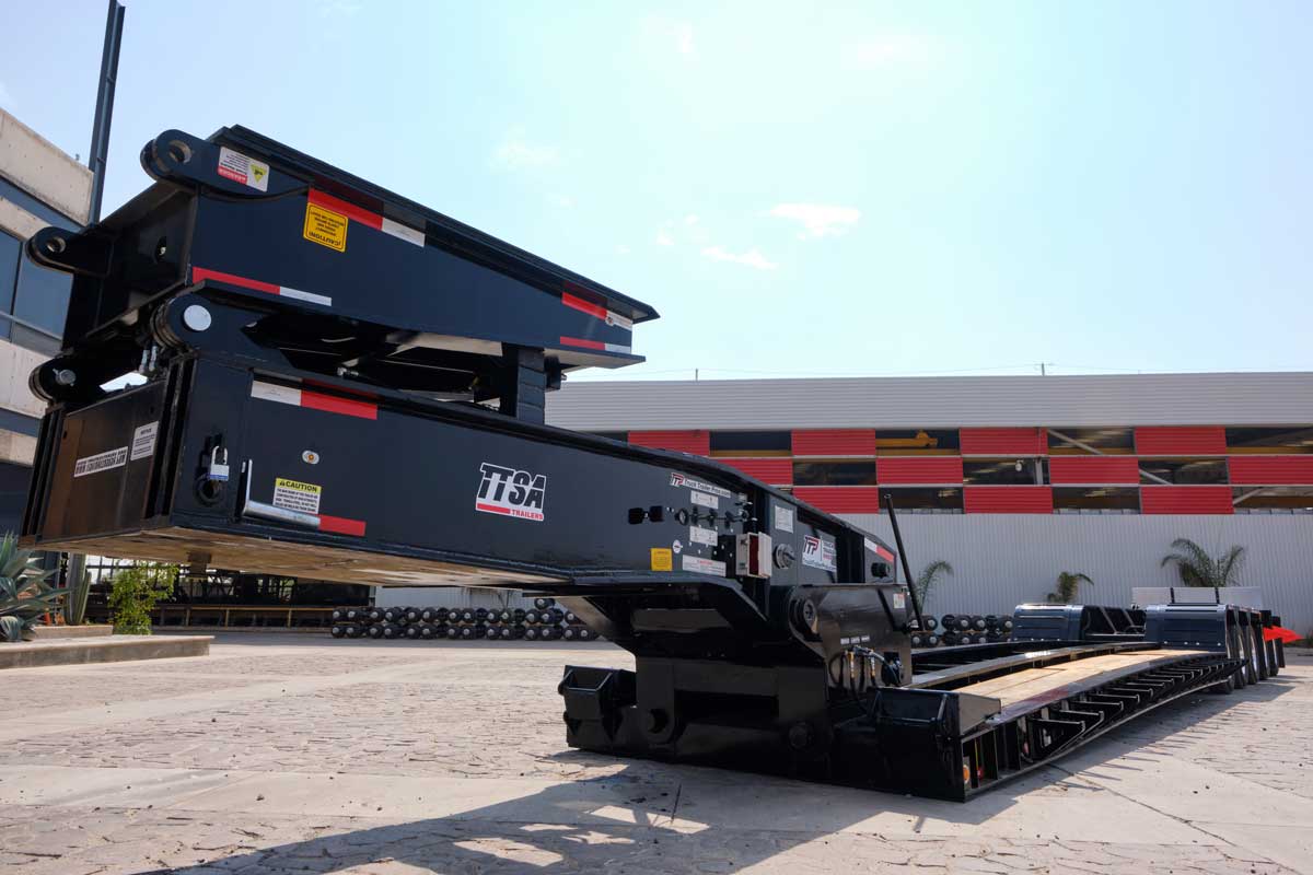 75 Ton TTSA Lowboy RGN Trailer - Heavy Haul San Antonio